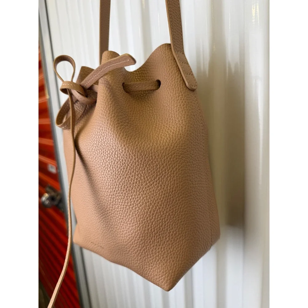 Mansur Gavriel | Bags | Mansur Gavriel Bucket Bag Women Mini Tan ...